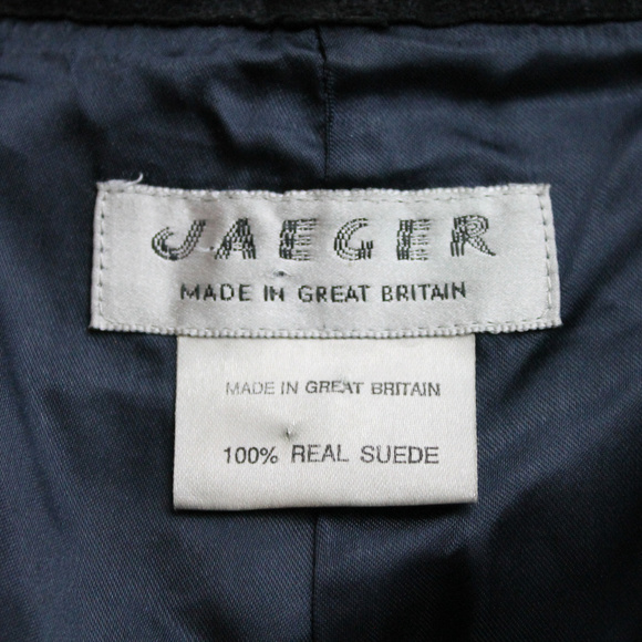 jaeger | Jeans | Vintage Jaeger Black Suede Leather Jeans | Poshmark